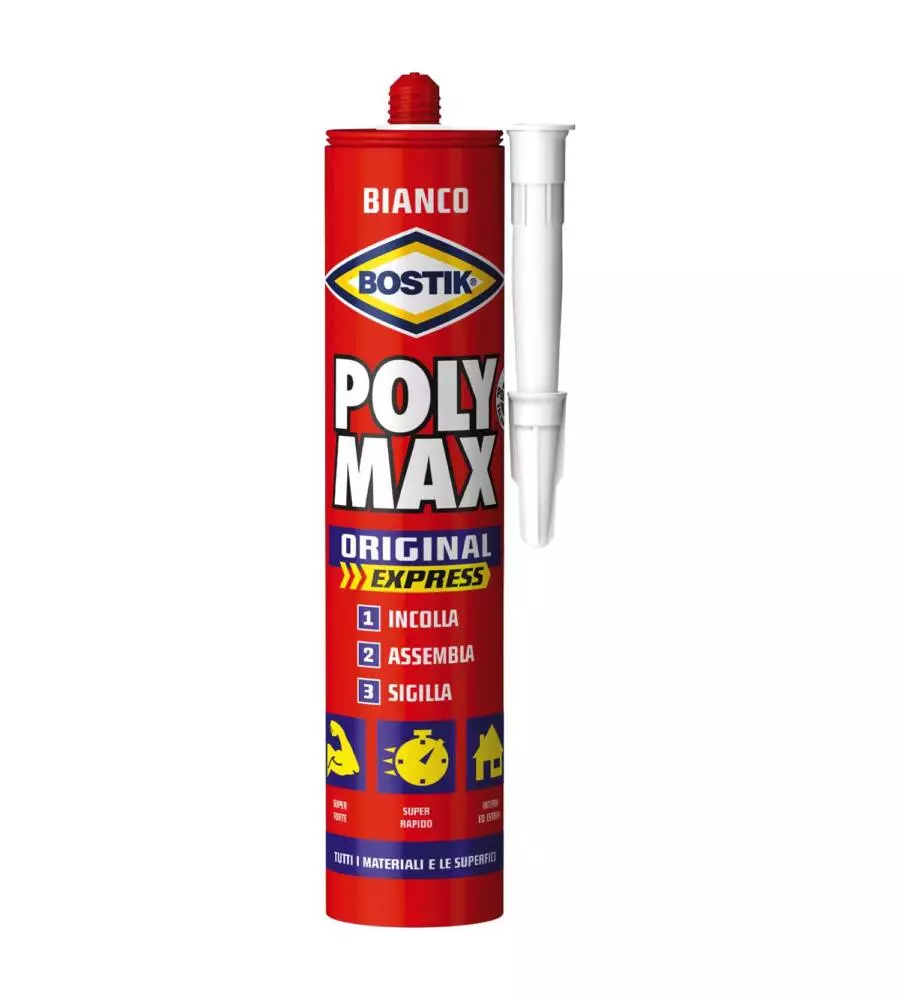 Bostik Poly Max Original Express Bianco - Cartuccia 425 Gr in vendita ...